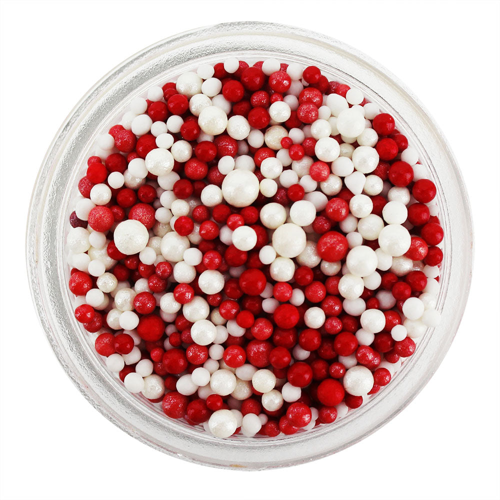 Candy Cane Nonpareils Sprinkles Blend – Layer Cake Shop