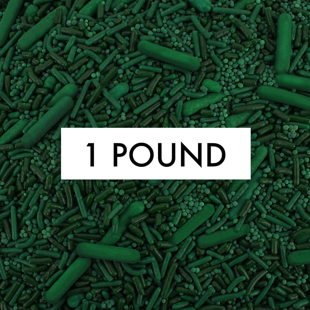 Dark Green Sprinkle Blend 1 LB – Layer Cake Shop