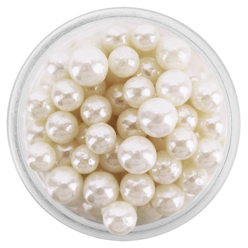 Pearly White Sugar Pearls 5-6MM – Layer Cake Shop