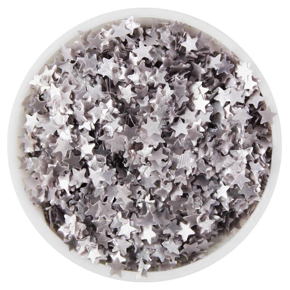 Silver Star Edible Glitter – Layer Cake Shop