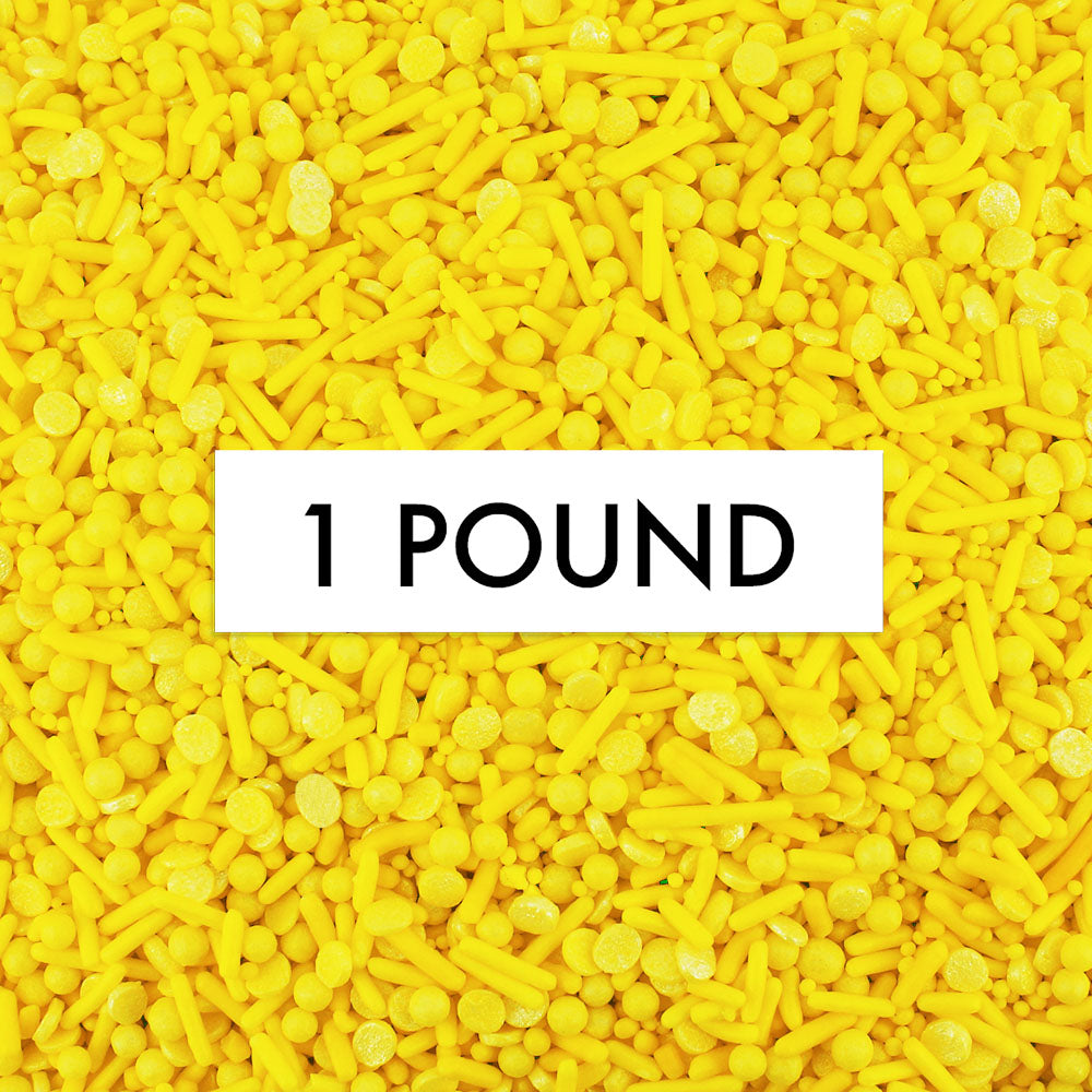 Yellow Sprinkle Blend 1 LB – Layer Cake Shop