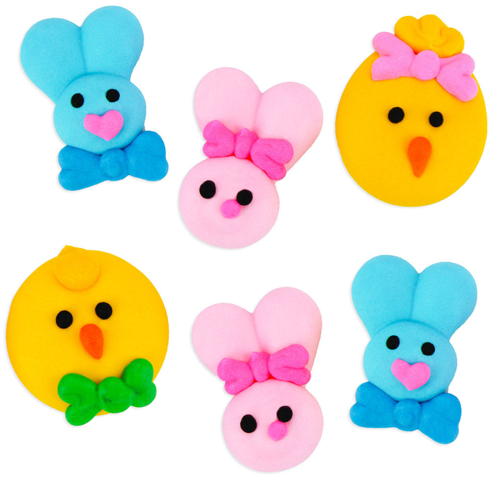 Bright Icing Chick & Bunny Faces – Layer Cake Shop