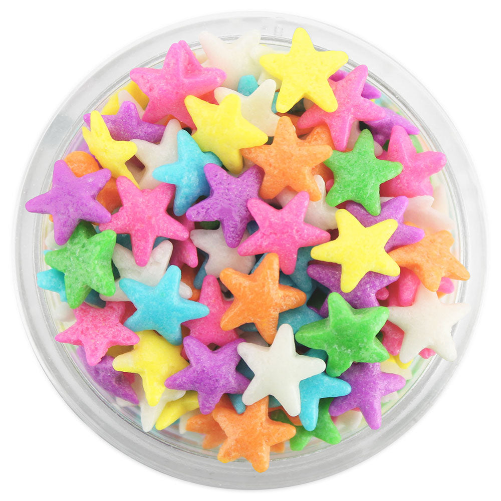 Shop Pastel Rainbow Star Sprinkles for birthday party cookies and cakes ...